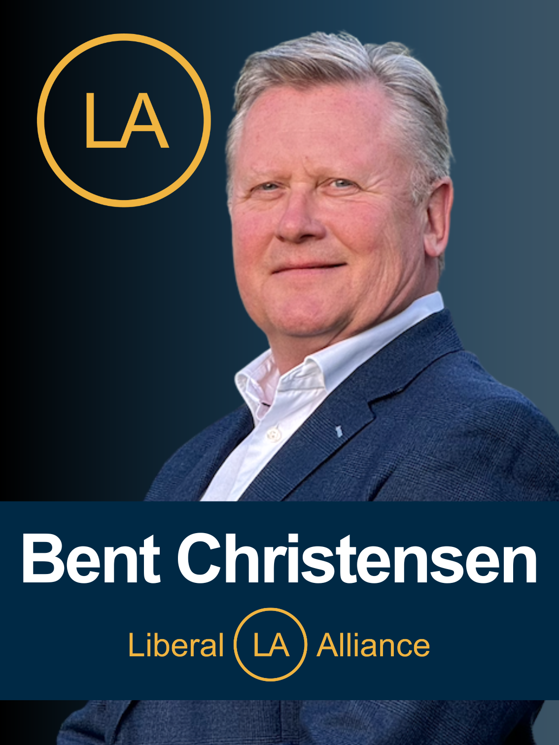 Bent Christensen kandidat KV25 - Liberal Alliance Hørsholm